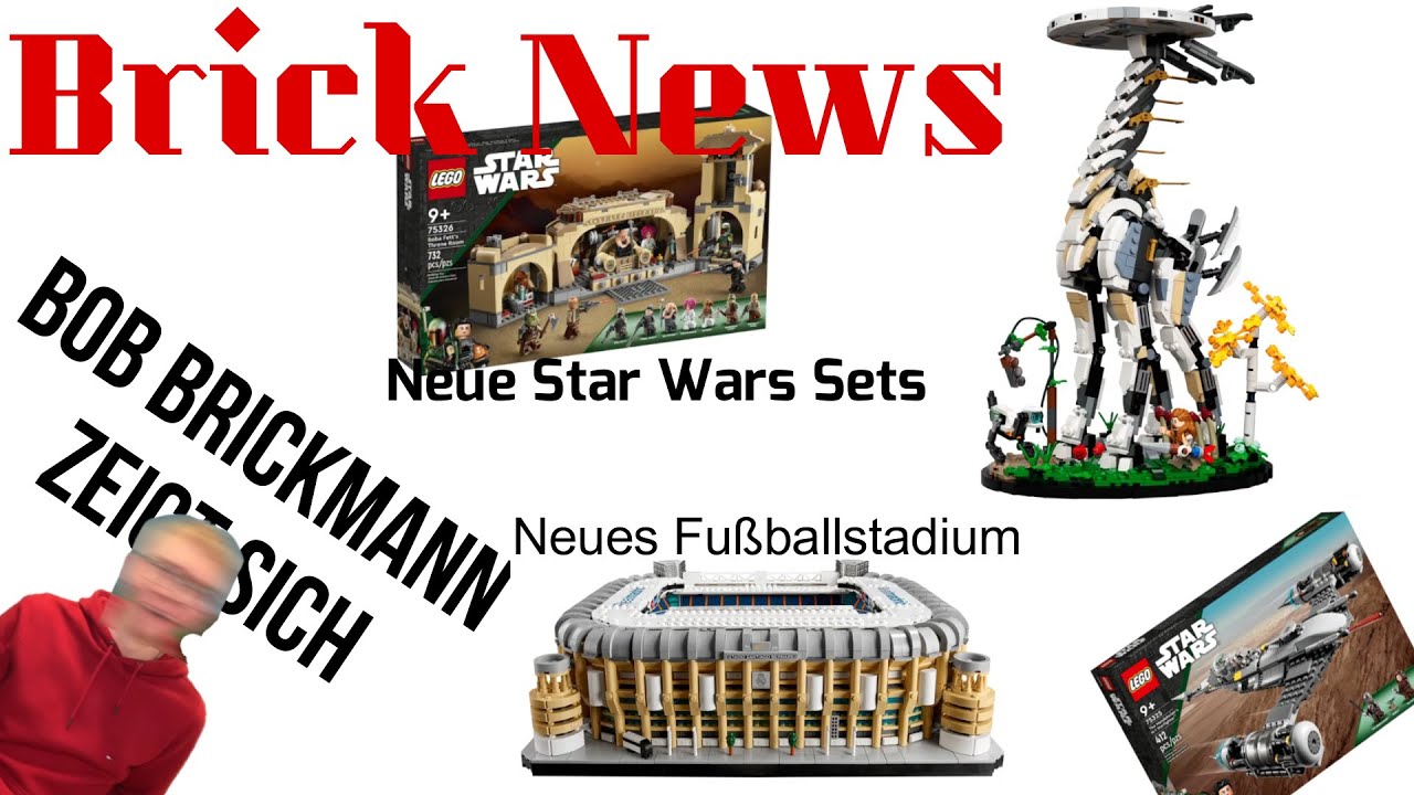 Bob Brickman zeigt sich, neues Fußballstadium und neue Jurassic World ...