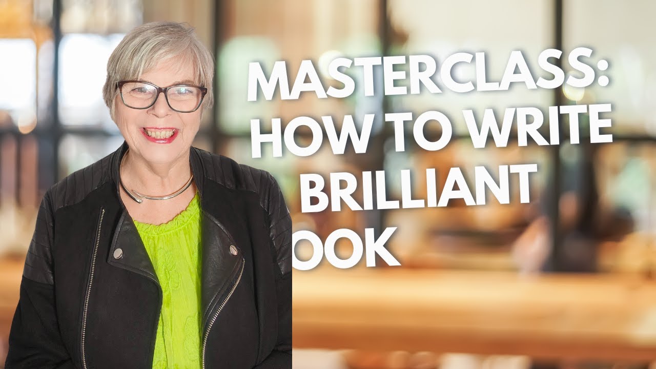 Masterclass: How To Write A Brilliant Book - YouTube
