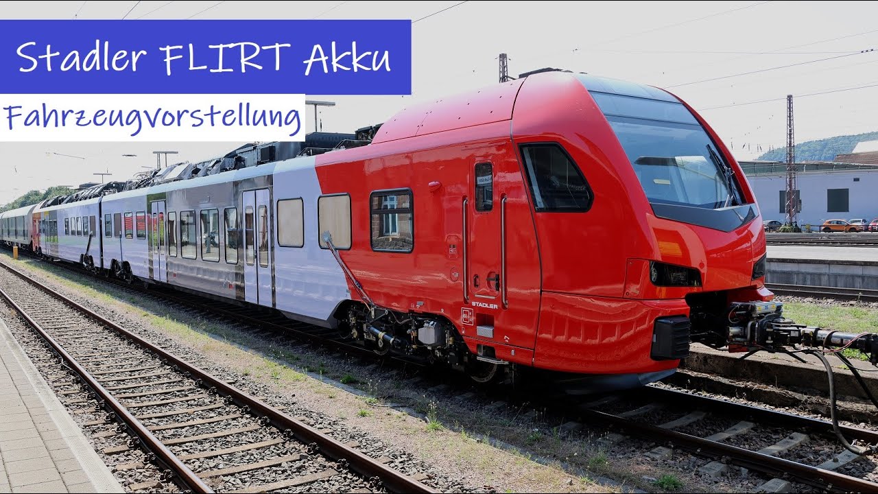 Stadler FLIRT Akku 6526 - BEMU - Fahrzeugvorstellung - YouTube