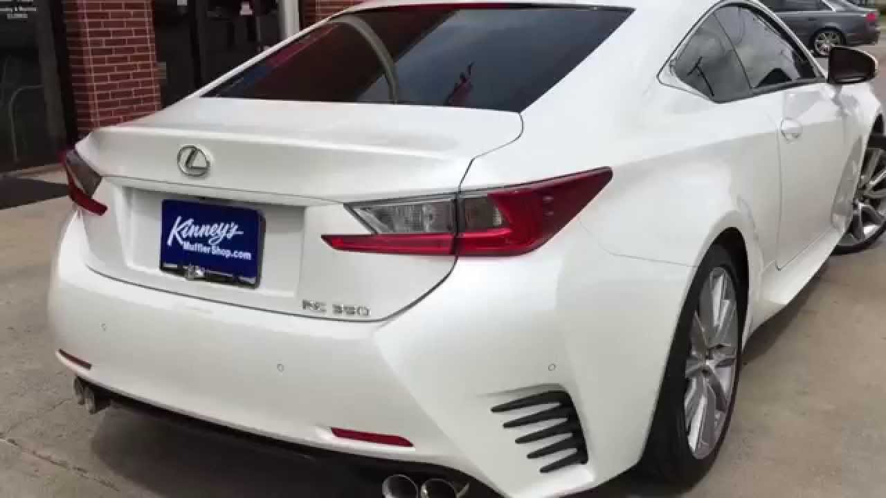 2015 Lexus RC 350 Street Demon Performance exhaust by Kinney's - YouTube