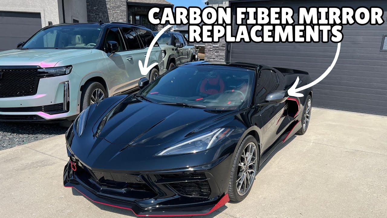 How To Replace Your C8 Corvette Mirror Caps With Carbon Fiber Ones ...