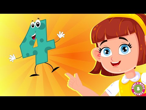 Numbers Song | Number 4 |  Nursery Rhymes for Kids | Bindi's Music & Rhymes