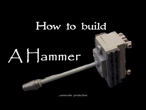 How to build a LEGO hammer - YouTube