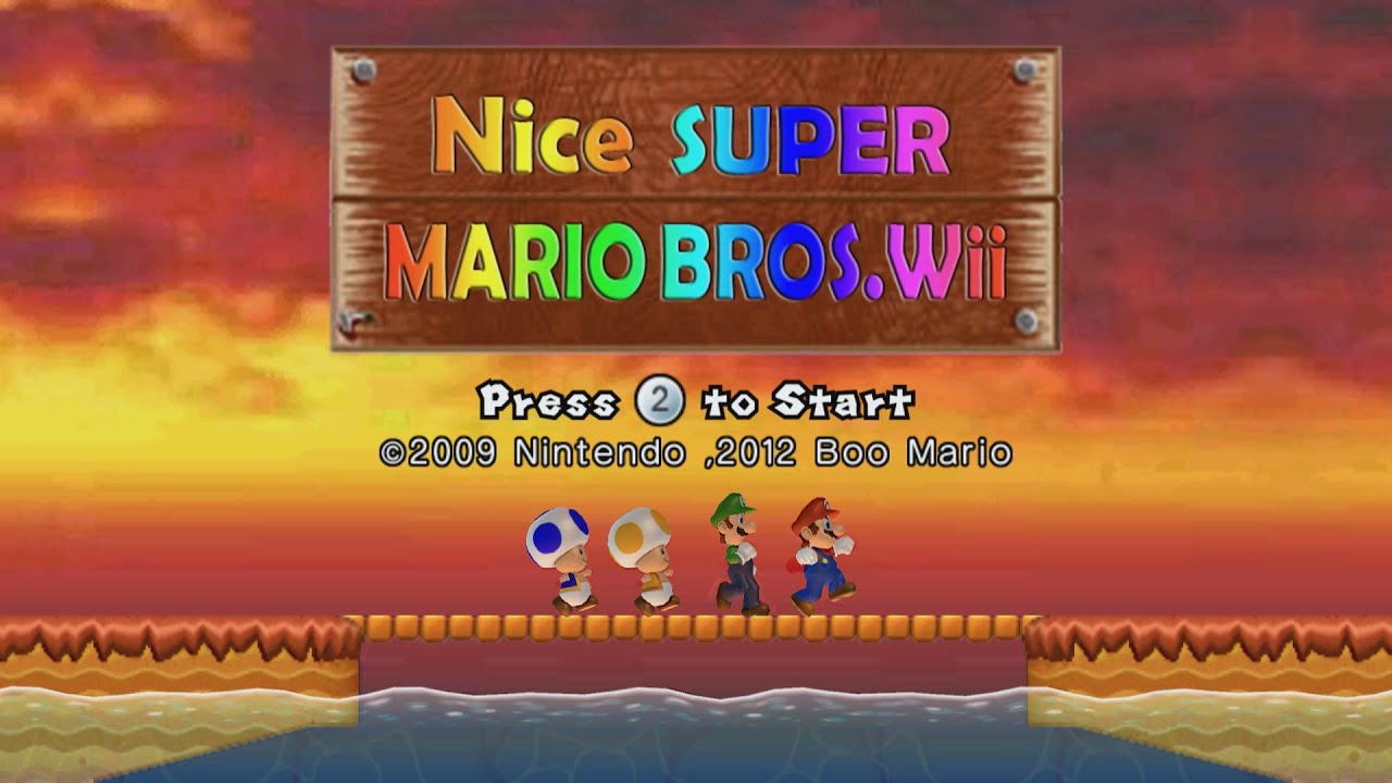 Nice Super Mario Bros.Wii #1 Walkthrough 100% - YouTube