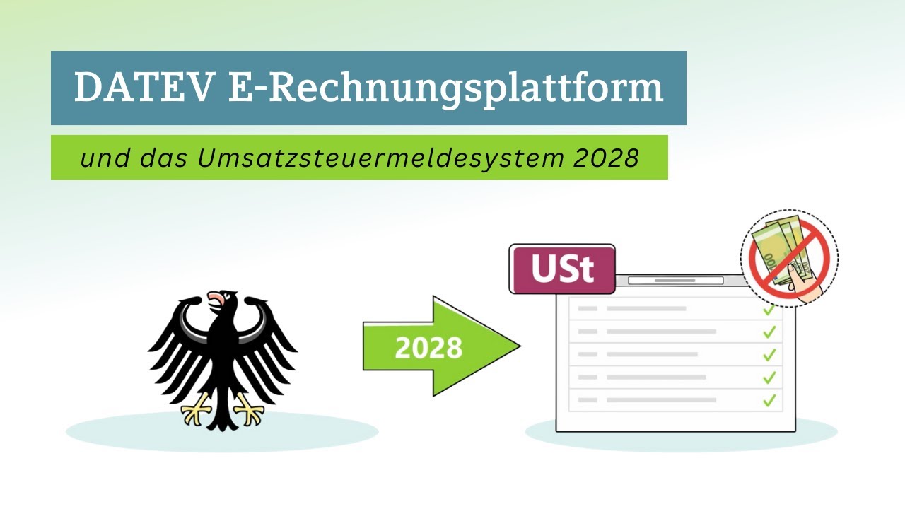 Die DATEV E-Rechnungsplattform und das Umsatzsteuermeldesystem - YouTube