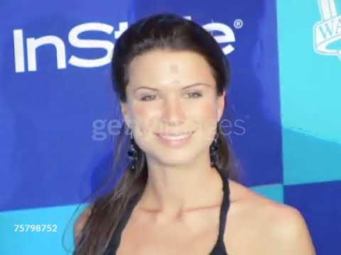 Rhona Mitra At InStyle & Warner Bros Golden Globe Awards 