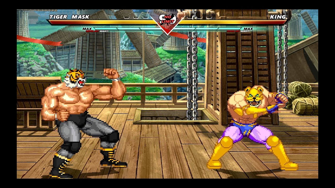 Tiger Mask Vs King - The Two Faced Tigers In Epic Collision - Highest Level Insane Fight - YouTube