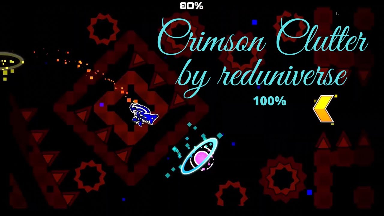 Geometry Dash - CRIMSON CLUTTER COMPLETE (Insane Demon) - YouTube