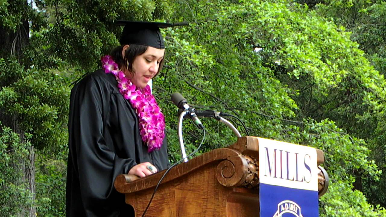 Mills College 2011 Commencement - Graduate Student Speaker - YouTube