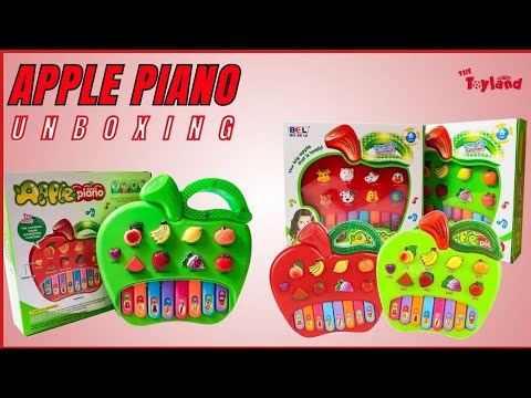 Apple Piano Unboxing & Testing | Fruit Learning Piano - YouTube