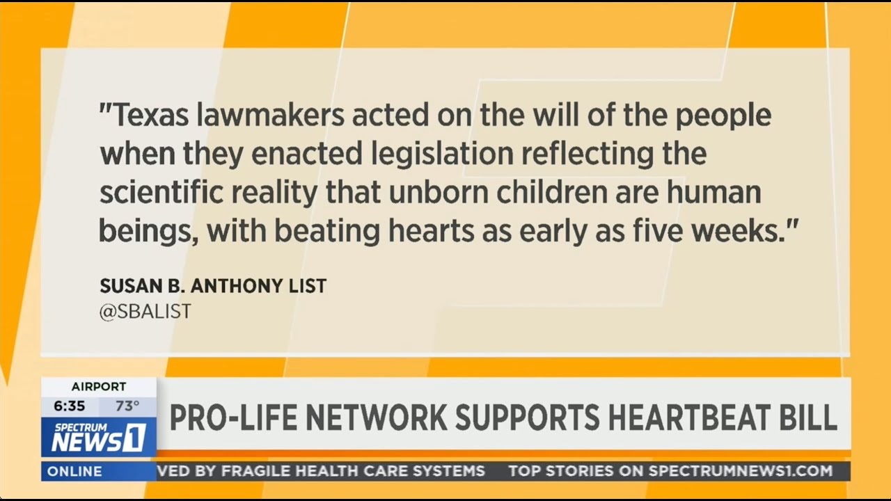 Report on TX Heartbeat Bill from Spectrum News Austin 9/1/21 - YouTube