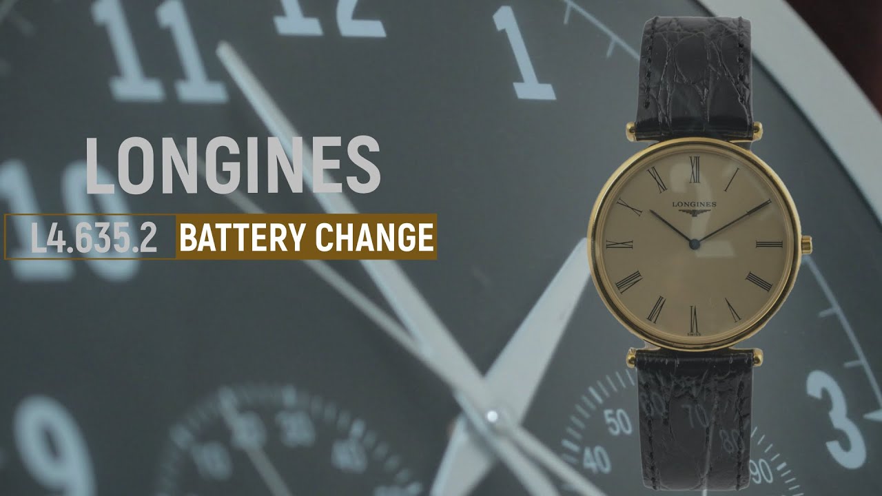 How to change the battery of a Longines La Grande Classique L4.635.2 ...