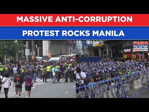 Philippines Protests: Activists, Students Flood Manila Streets Over Corruption|Chaotic Scenes On Cam