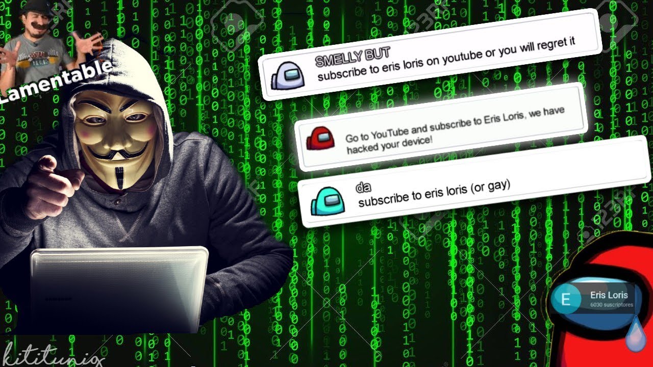 Quien es el hacker eris loris de among us - YouTube