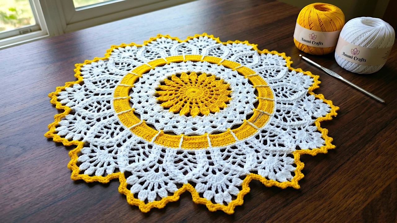 💛 AMAZING 💛 Crochet Pattern Tutorial | How to Make a Beautiful Crochet ...