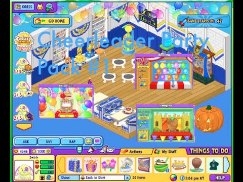Webkinz Party (Cheerleader Party Pack) - YouTube
