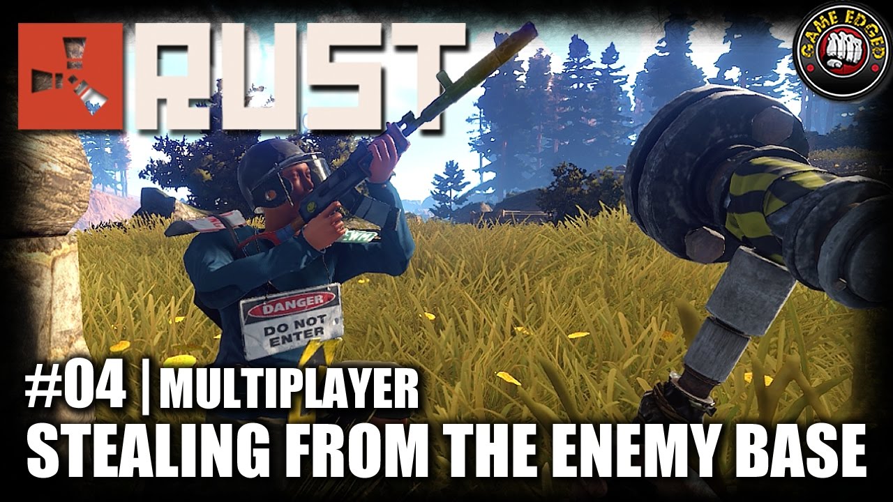 RUST | EP04 | Stealing From The Enemies Base | Let's Play Rust Gameplay ...
