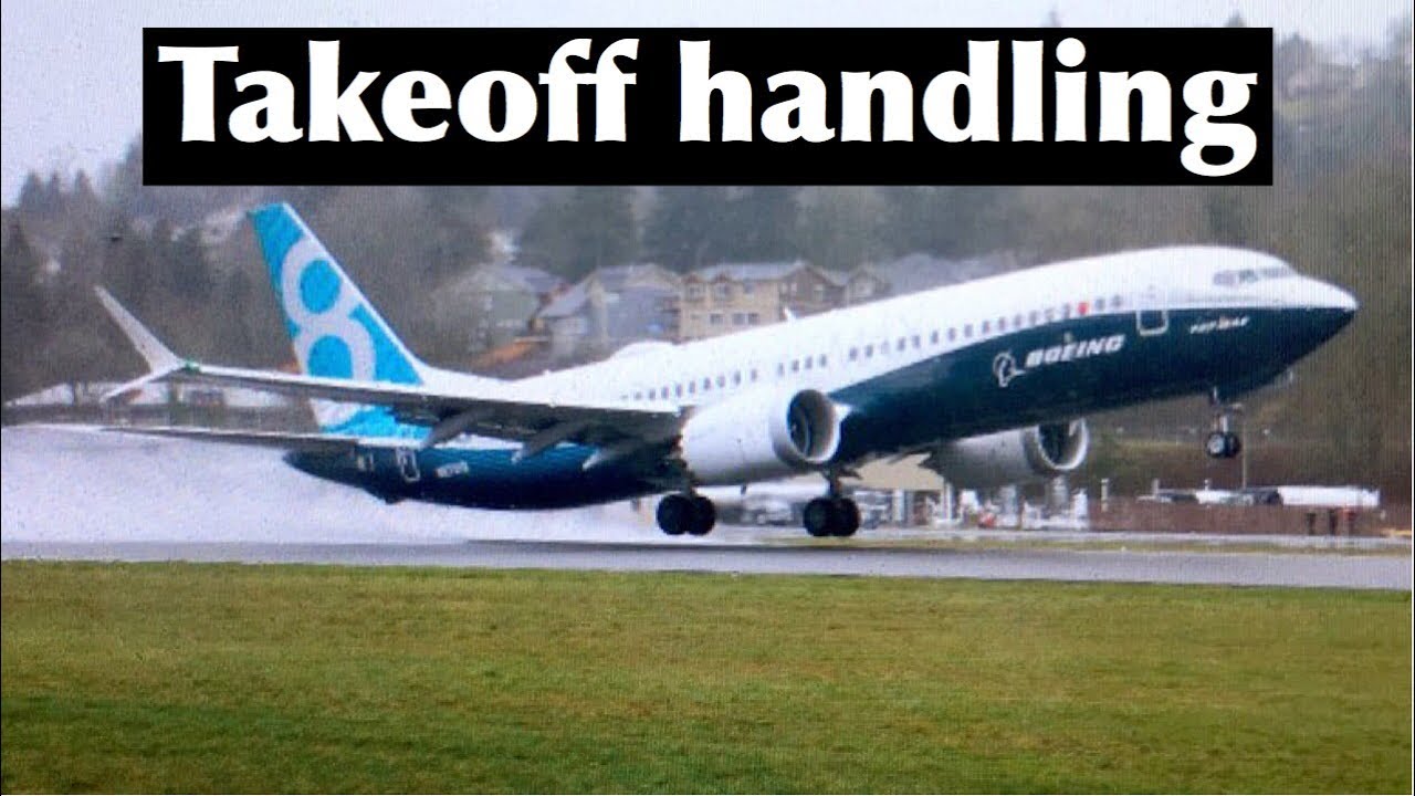 How to take-off with a Boeing 737 - YouTube