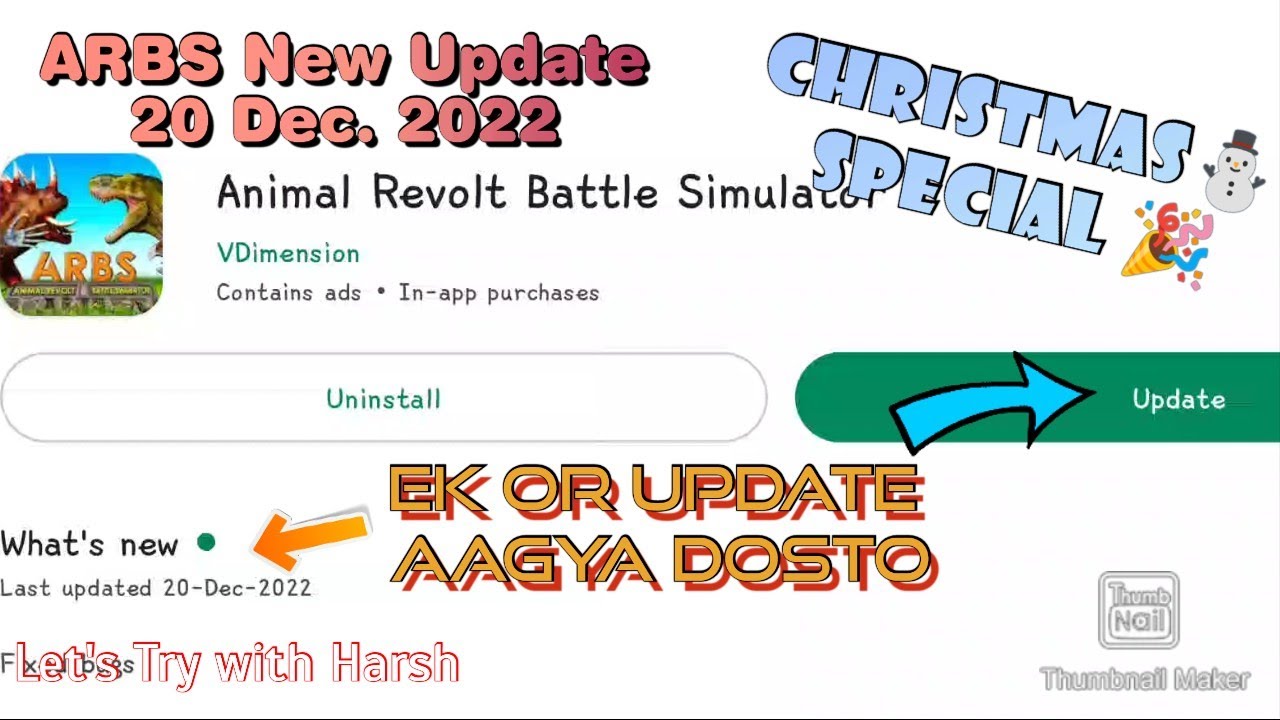 ARBS New Update 20 Dec. 2022 | What's in New Update Verison December ...