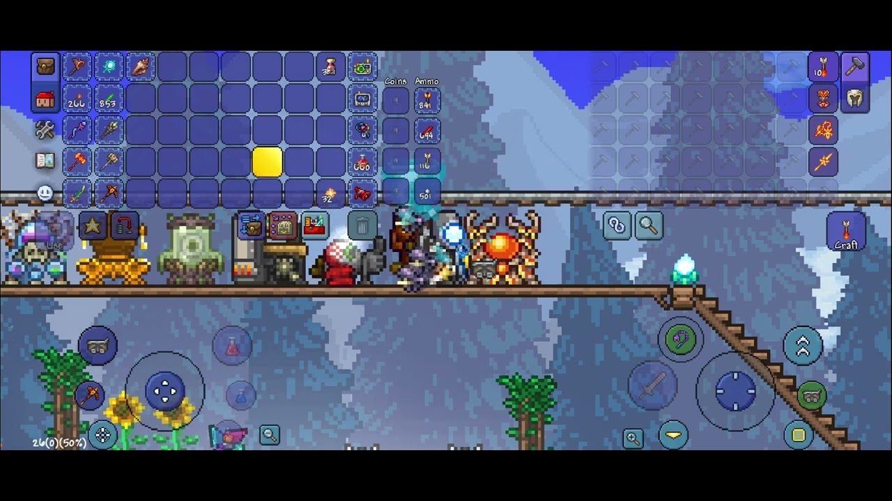 FINALLY solar eruption!! |Terraria 1.4.4 Mobile - YouTube