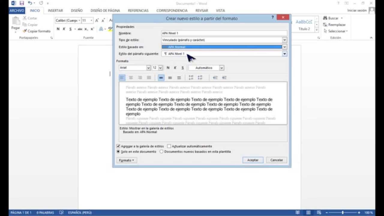 Tutorial para configurar formato APA - YouTube