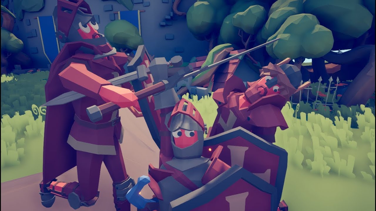 TABS | Knight Trio! Knight + Dark Knight + Elite Knight VS Every Unit ...