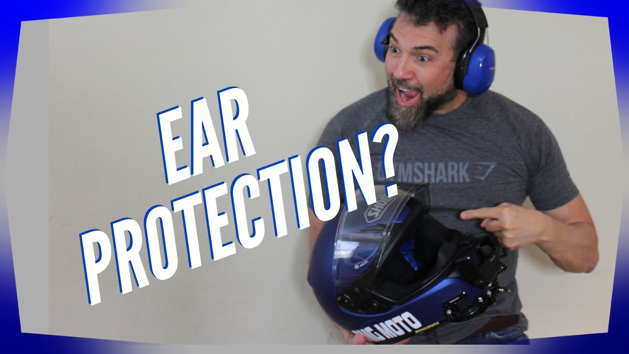 Motorcycle ear protection - YouTube