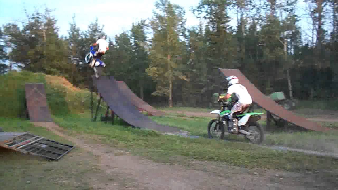 60 ft ramp to dirt - YouTube