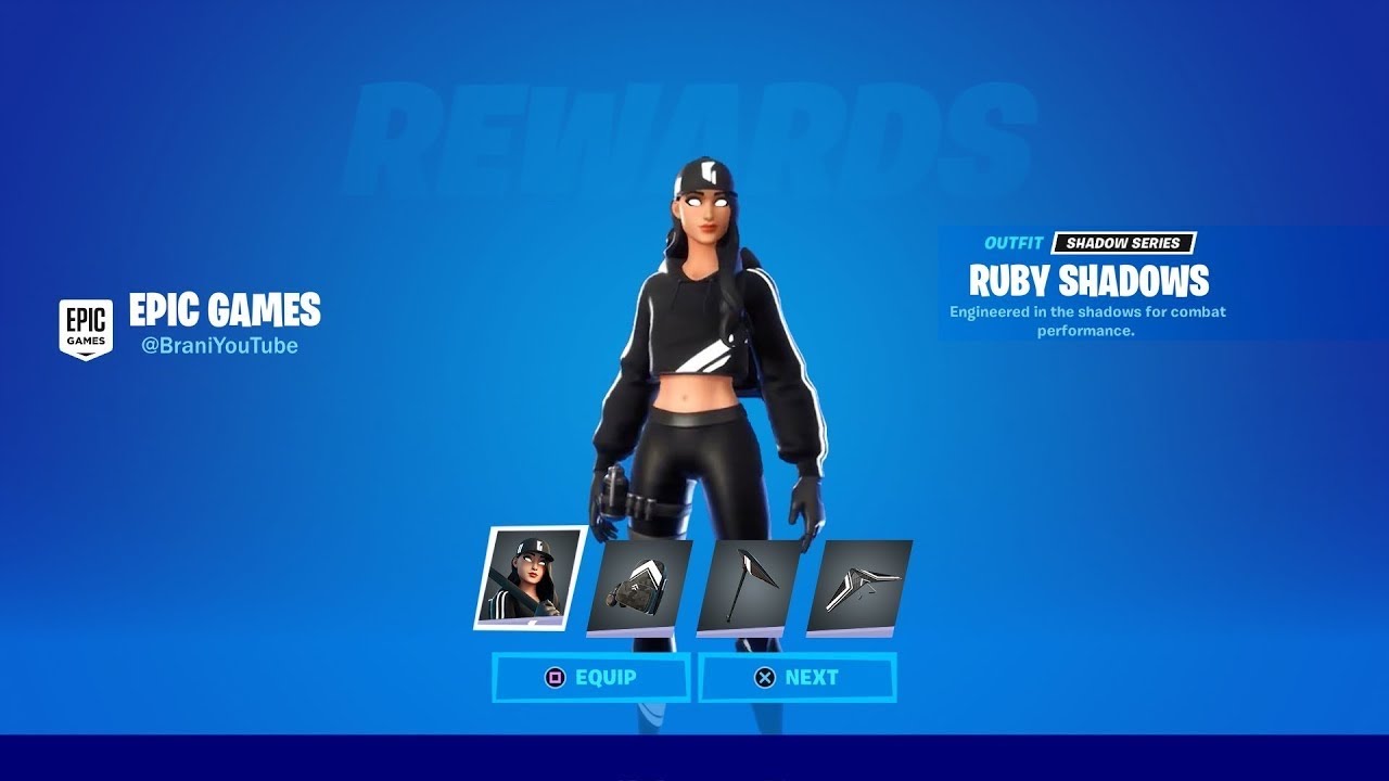 How to get NEW ruby shadow skin for FREE in fortnite - YouTube