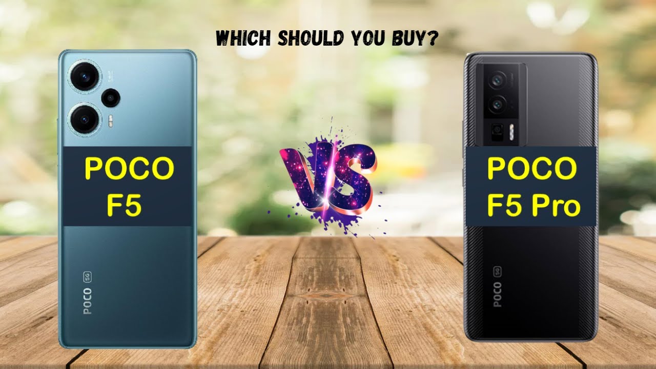 POCO F5 vs POCO F5 Pro | POCO F5 Pro vs POCO F5 - YouTube