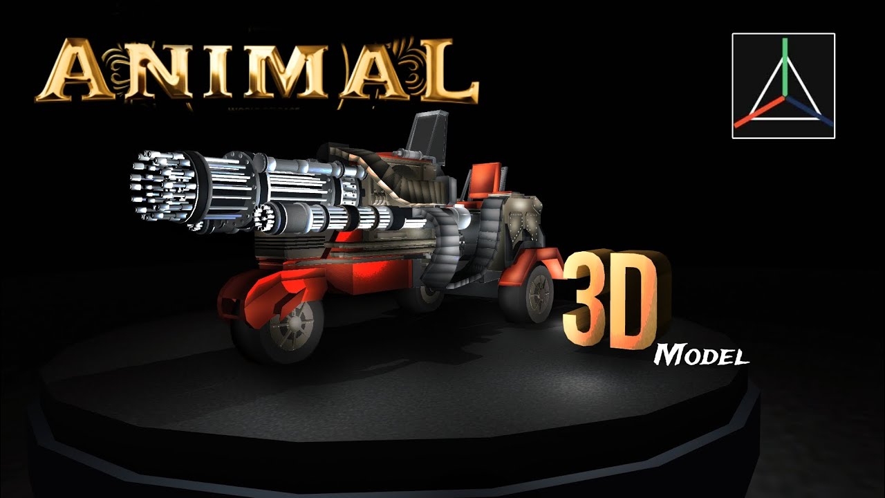The Animal Machine Gun 3D Model: Unlock Your Creative Potential - YouTube
