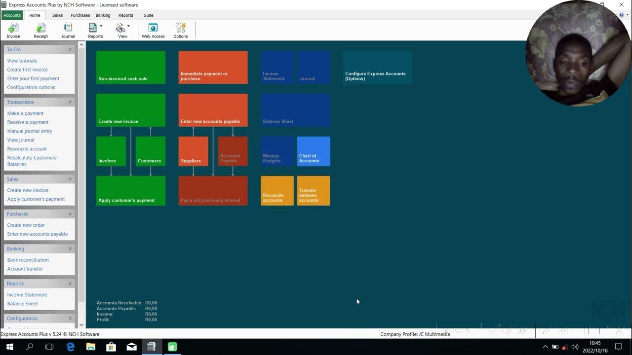 Express Accounting Software Tutorial - YouTube