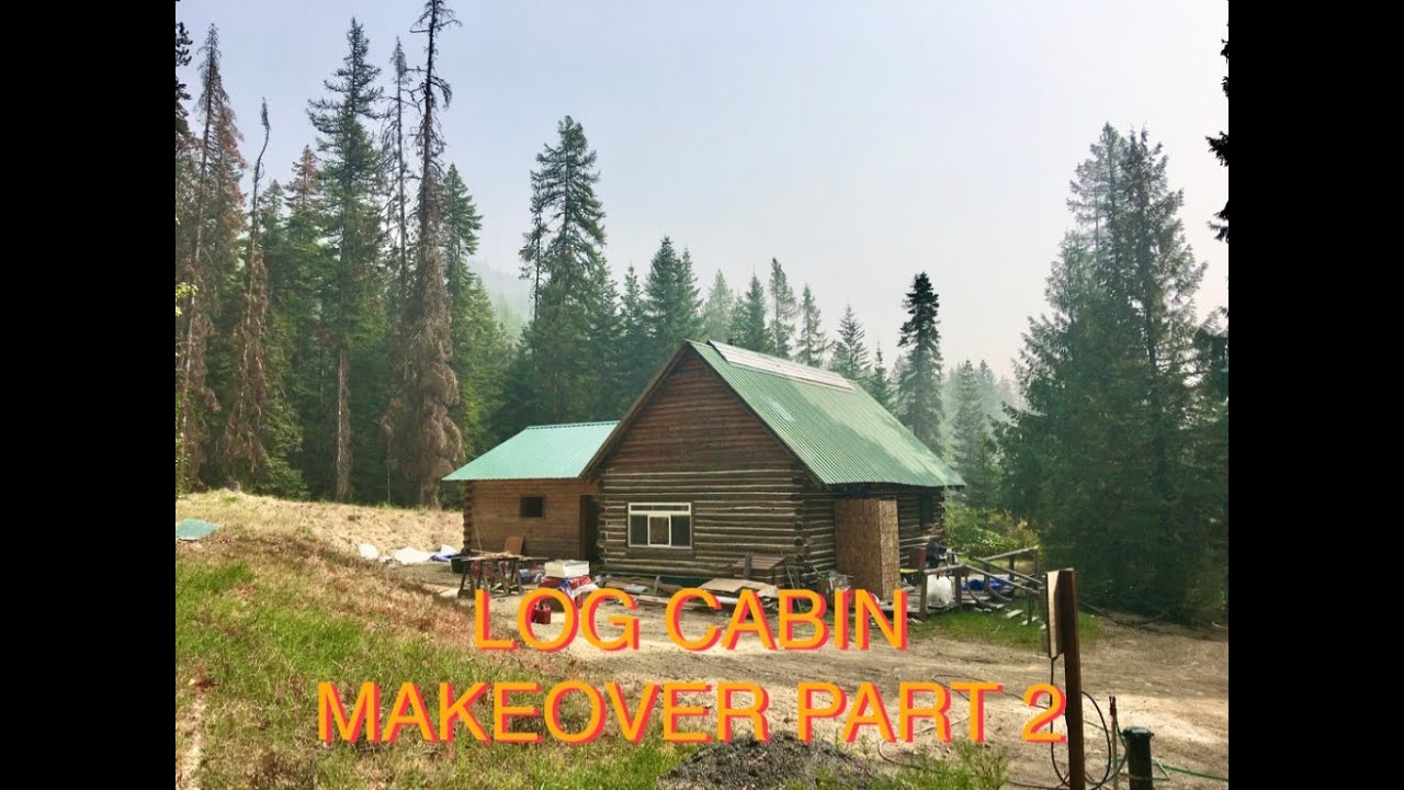 MOUNTAIN LOG CABIN MAKEOVER 2 - YouTube