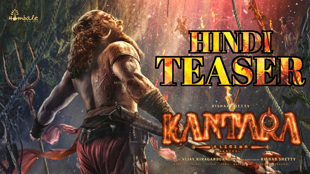 Kantara A Legend Chapter -1 Hindi Teaser Trailer | Kanata 2 Teaser ...