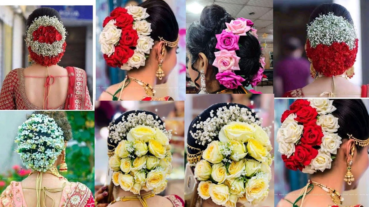 Havy hair style with gajra 2022 || dulhan hair style || ladish ...