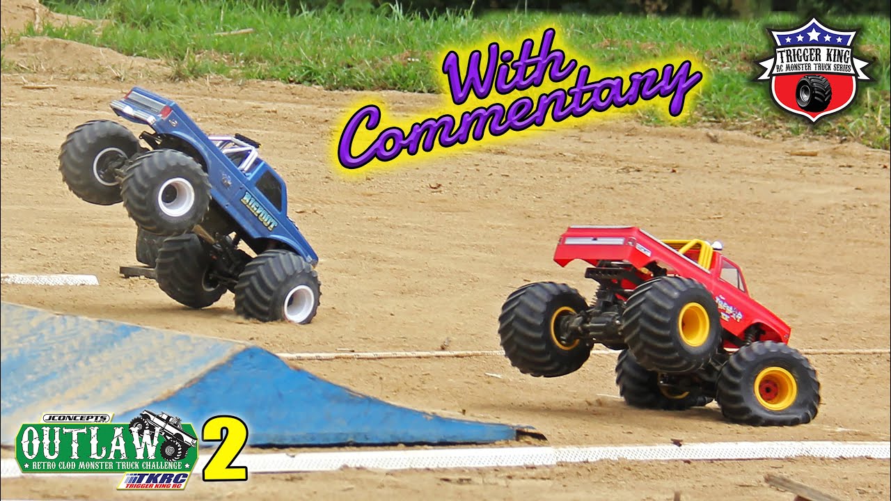 Trigger King R/C Monster Trucks Outlaw Retro Racing WITH COMMENTARY ...