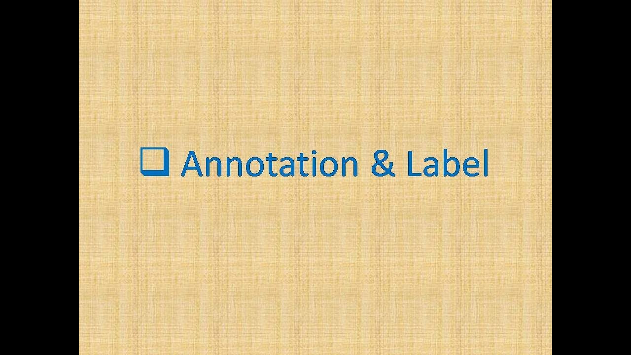 Annotation I Label I GIS Tutorial - YouTube