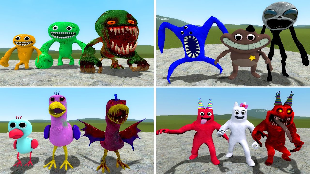 GARTEN OF BANBAN 1 & 2 vs CURSED GARTEN OF BANBAN in Garry's mod! - YouTube