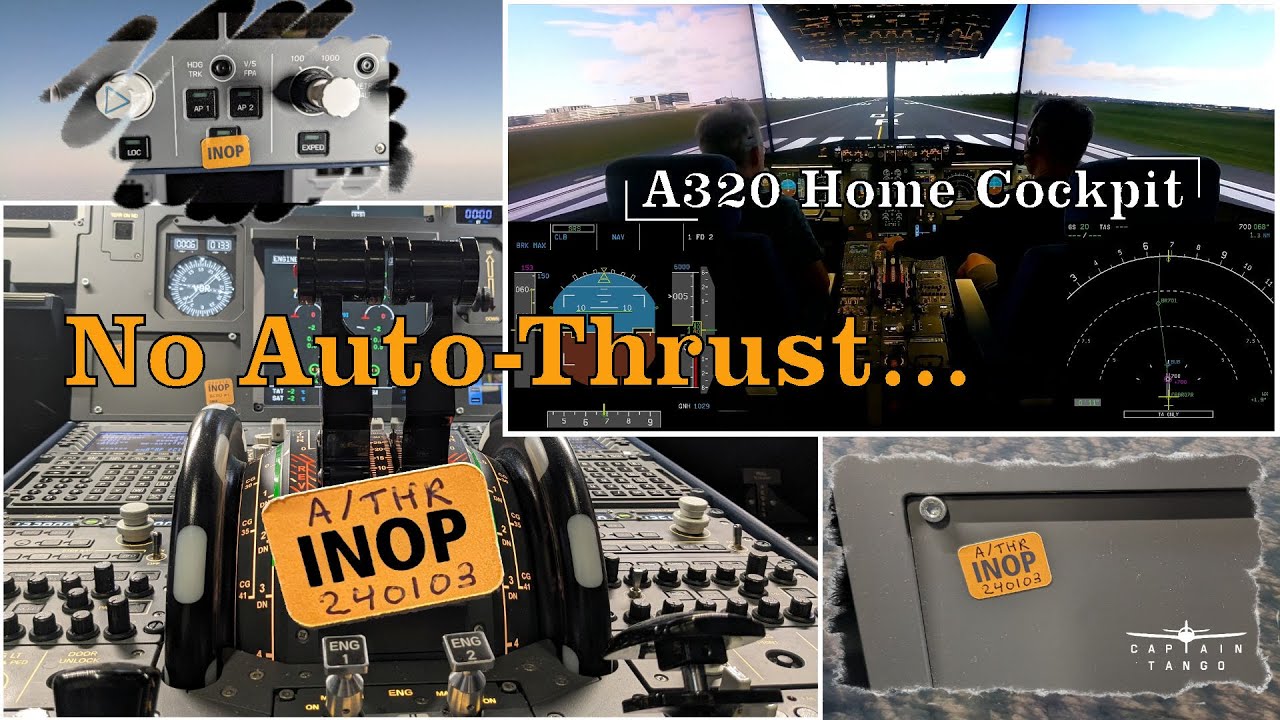 INOP Auto-Thrust | MEL Procedure | EBBR-LSZH | Flight with First ...