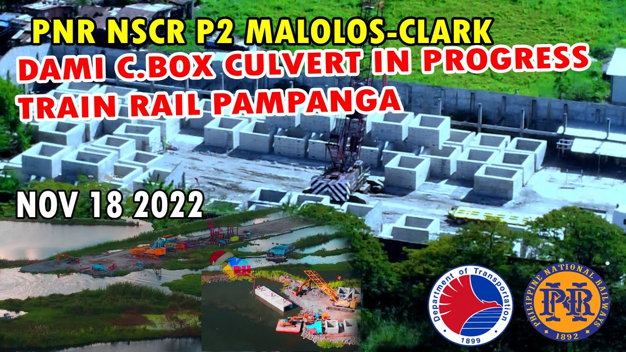 pnr nscr concrete box culvert PNR NSCR UPDATE v93 / jessv ph - YouTube