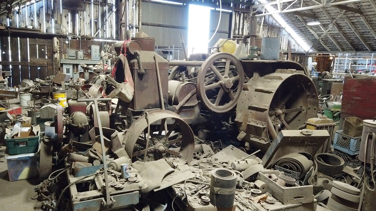BARN FIND - Not Moved In 40 YEARS! Antique 1921 Rumely Model M Orchard ...