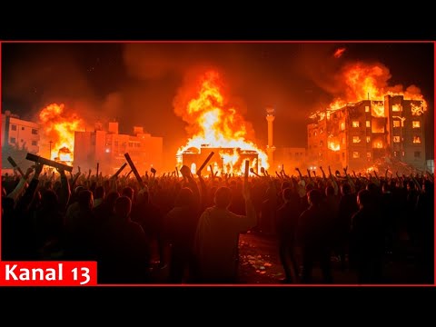 In Tehran, protesters burned over 20 mosques, banks; police stations and checkpoints were attacked