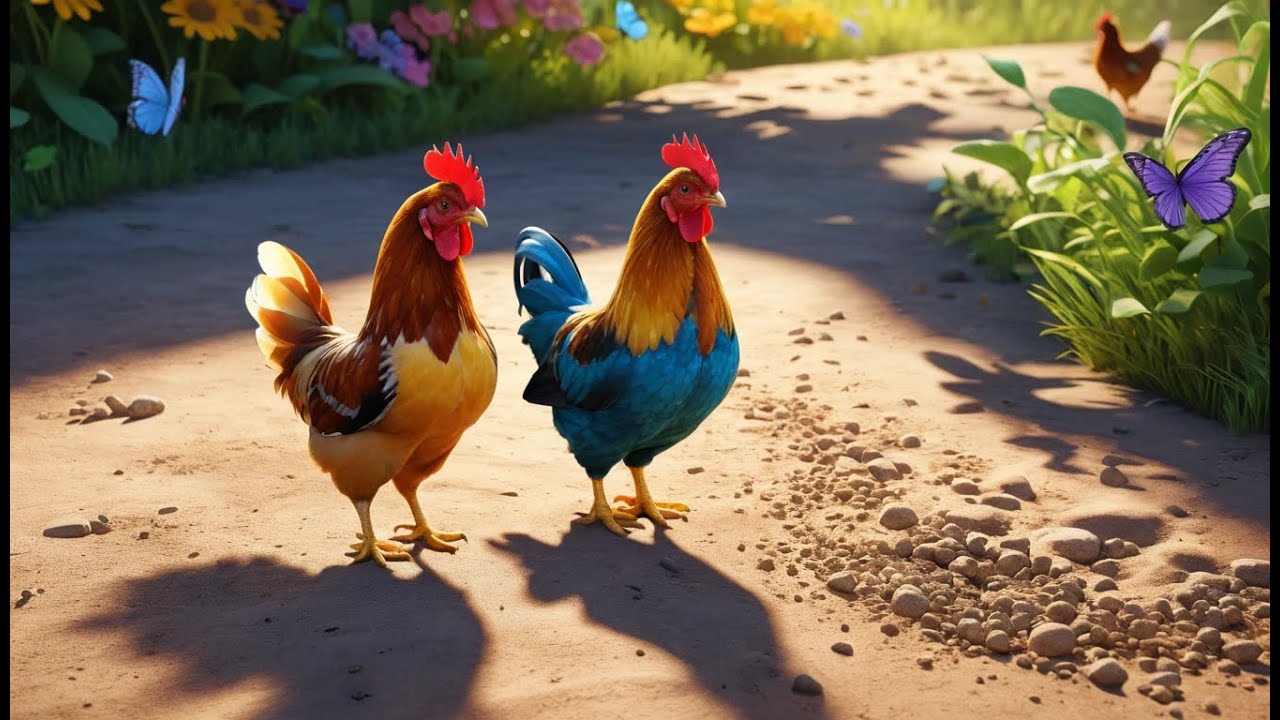 Five Little Chickens in the Barn | Counting Chicken Song for Kids | Fun ...