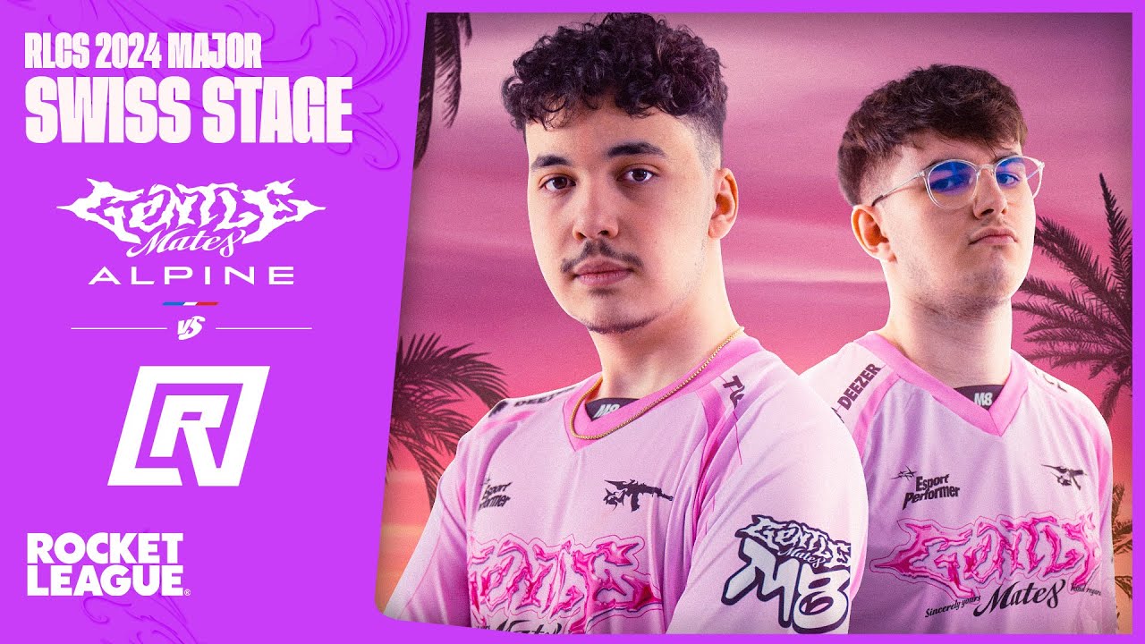 GENTLE MATES ALPINE vs RULE ONE | MAJOR 1 RLCS 2024 - YouTube