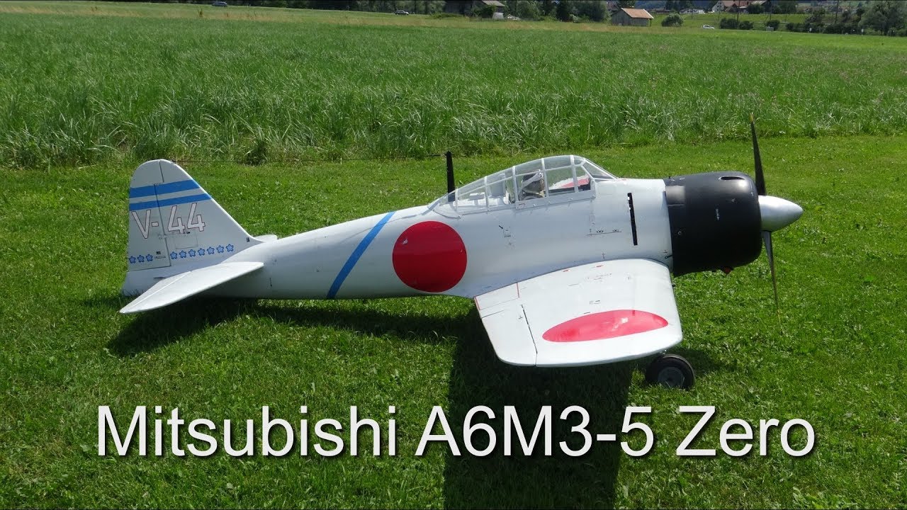 Mitsubishi A6M3-5 Zero "ZIROLI" - YouTube
