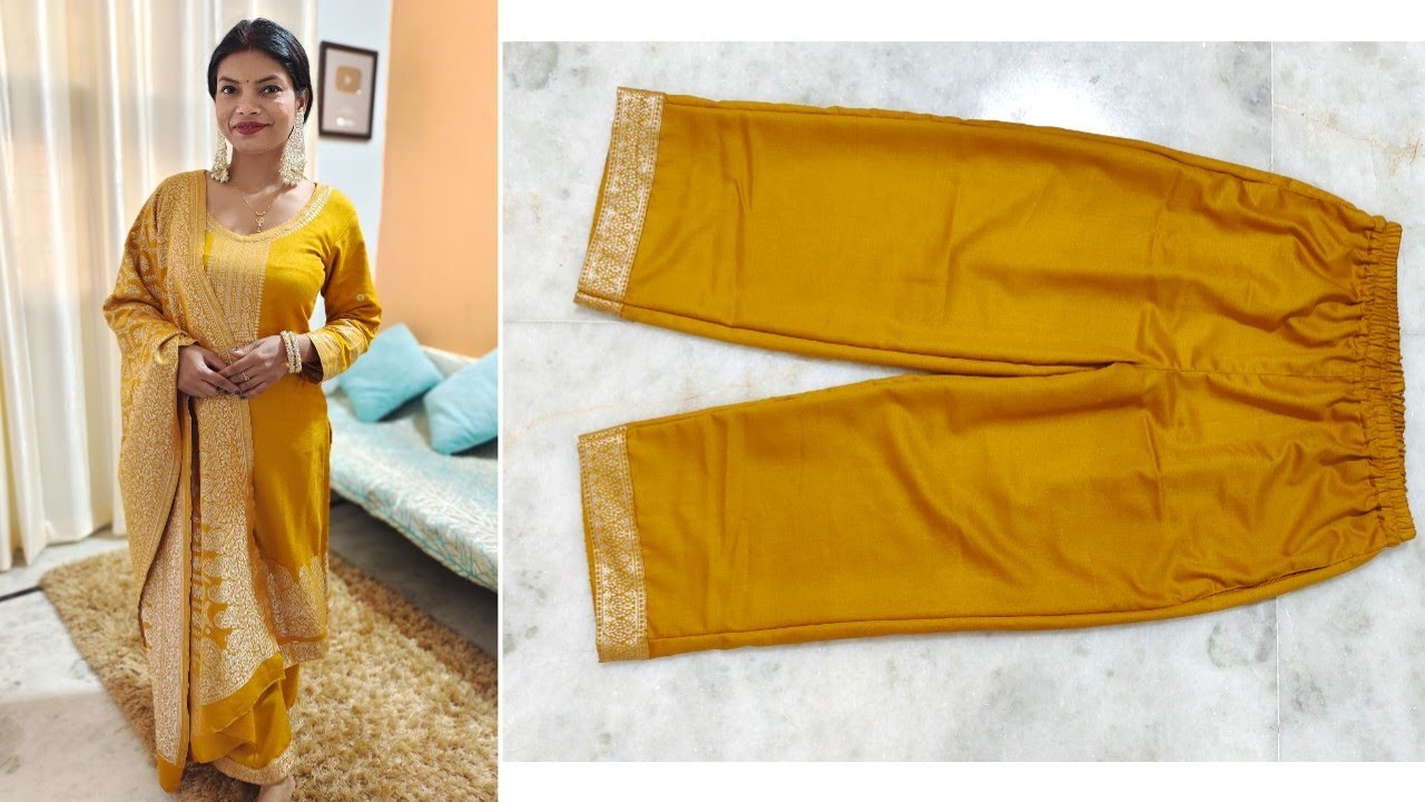 Pant stitching/ palazzo pant stitching/ how to stitch pants/ women pant ...