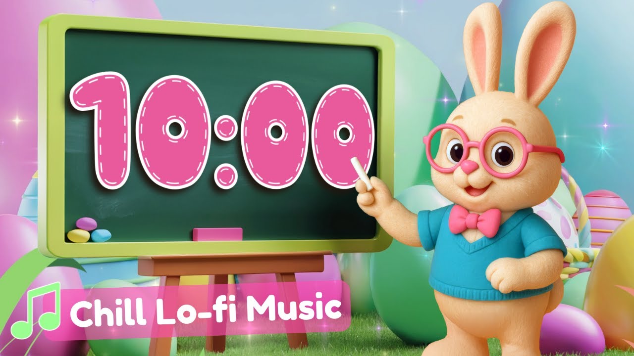 10 Minute Easter Timer for Classroom with Chill LoFi Music 🐰 - YouTube