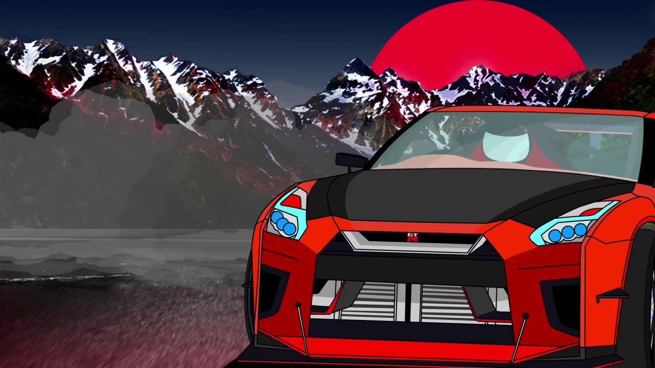 Nissan GTR R35 anime - YouTube
