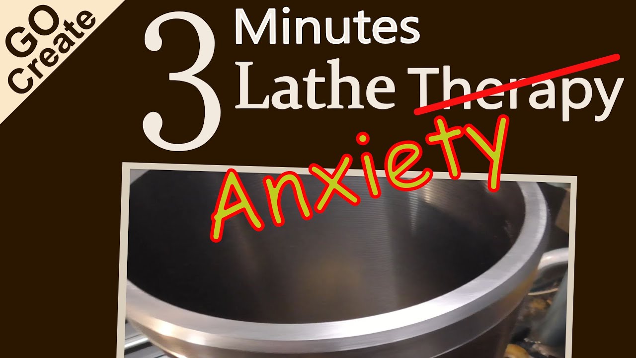 3 Minutes Lathe Therapy???? - Anxiety!!!!. In the Workshop Today. - YouTube