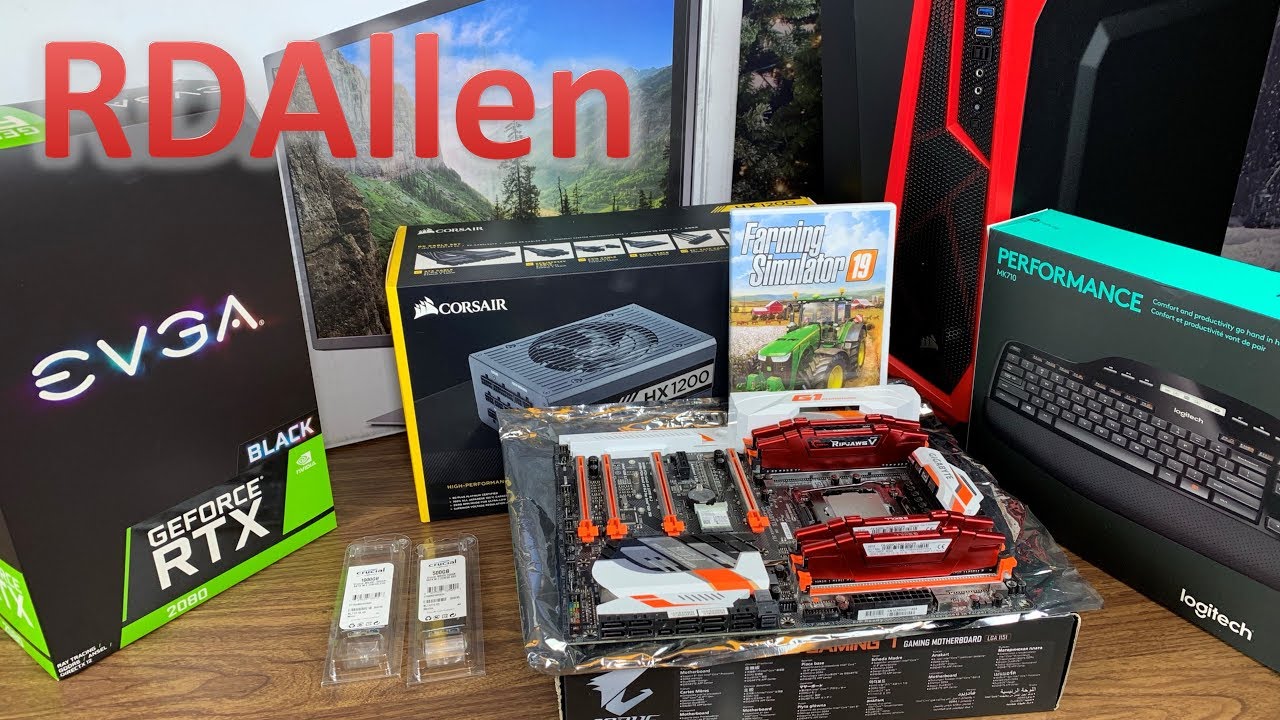 Gaming PC Build, RTX 2080, i7 6950X and Giveaway! - YouTube